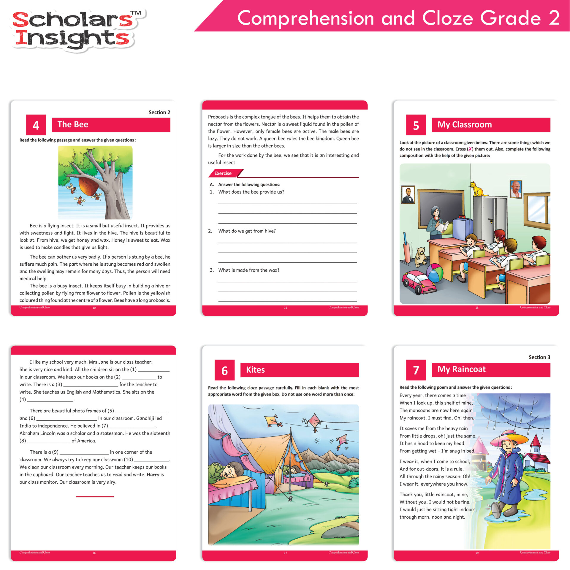 Comprehension and Cloze Grade 2 - Little's Books World