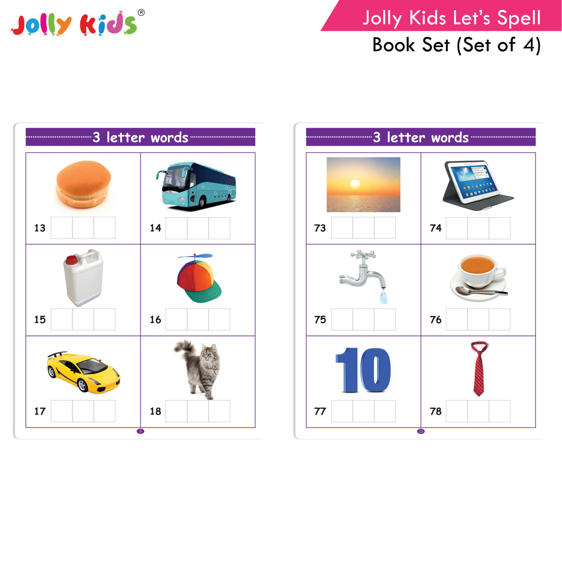 Let’s Spell 3 Letter Words - Little's Books World
