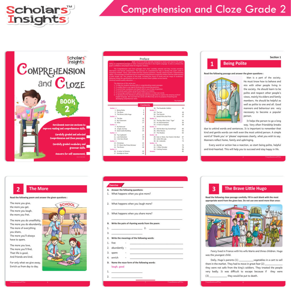 Comprehension and Cloze Grade 2 - Little's Books World